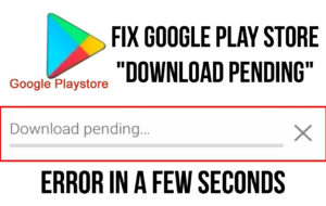 How to fix the google play store download pending error - herrejaz